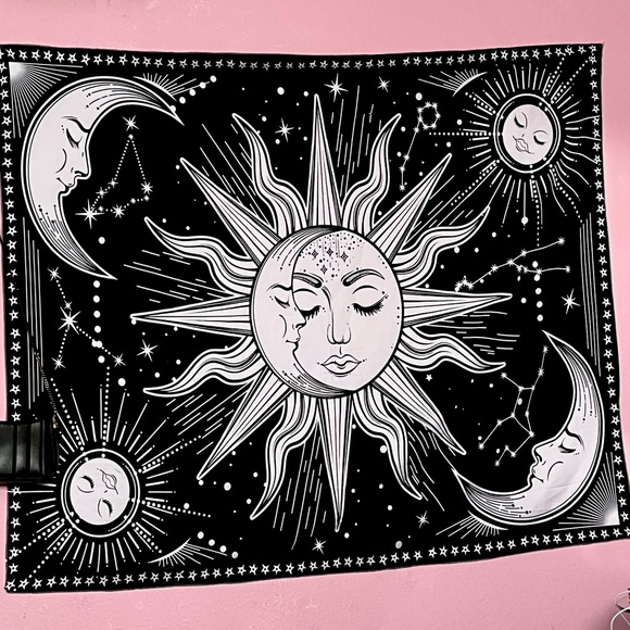 Wall Decor | Sun Moon Wall Banner | Poshmark